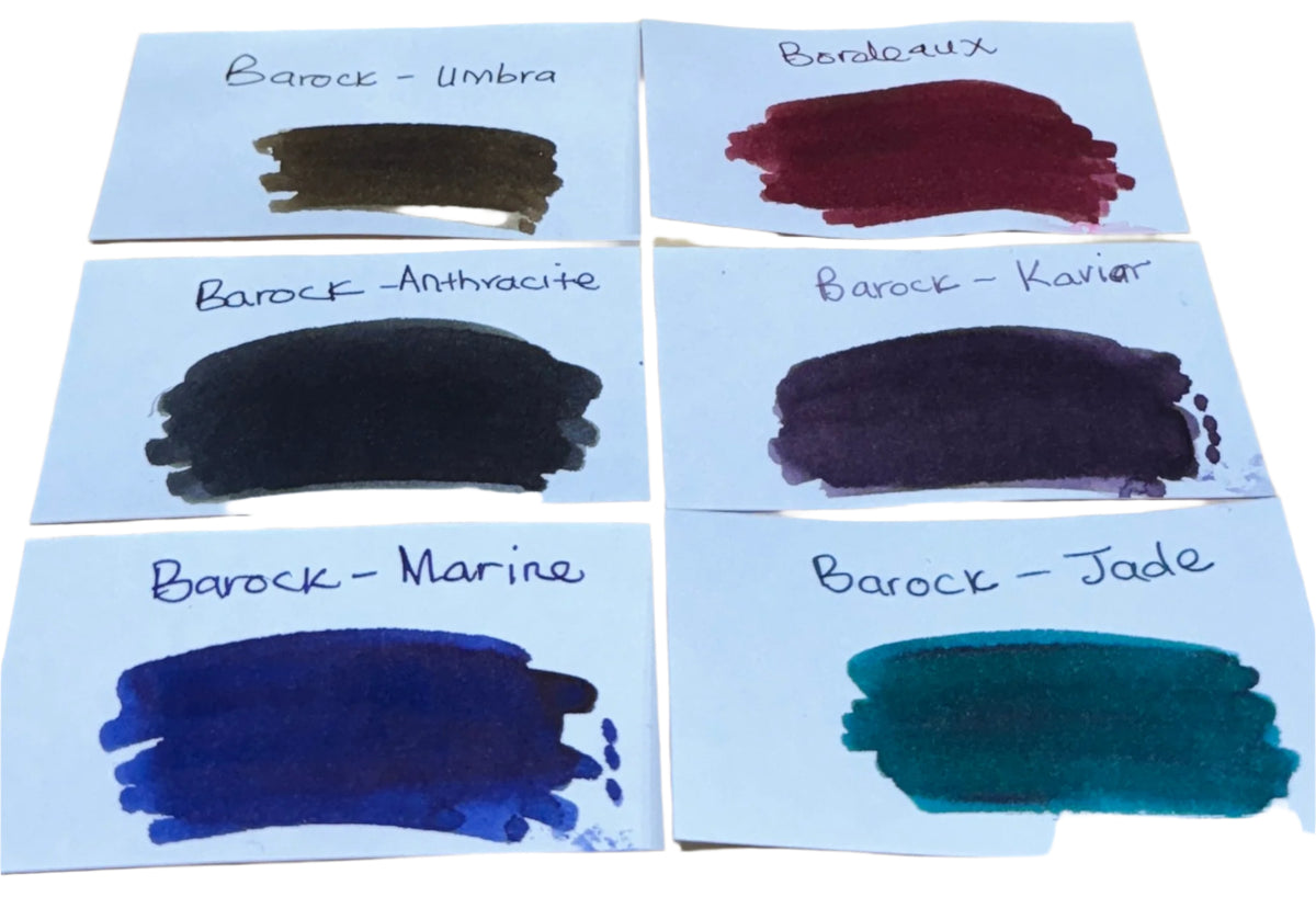 Barock Fountain Pen Ink - Anthracit | Blesket Canada