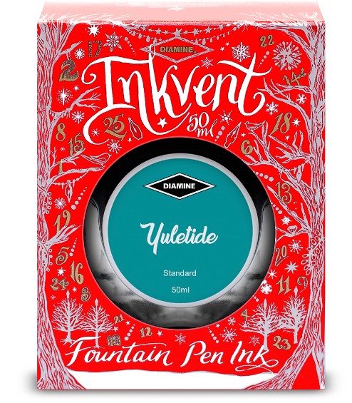Diamine Inks 50ml Inkvent (Red Edition) Ink Bottle - Yultide – Blesket ...