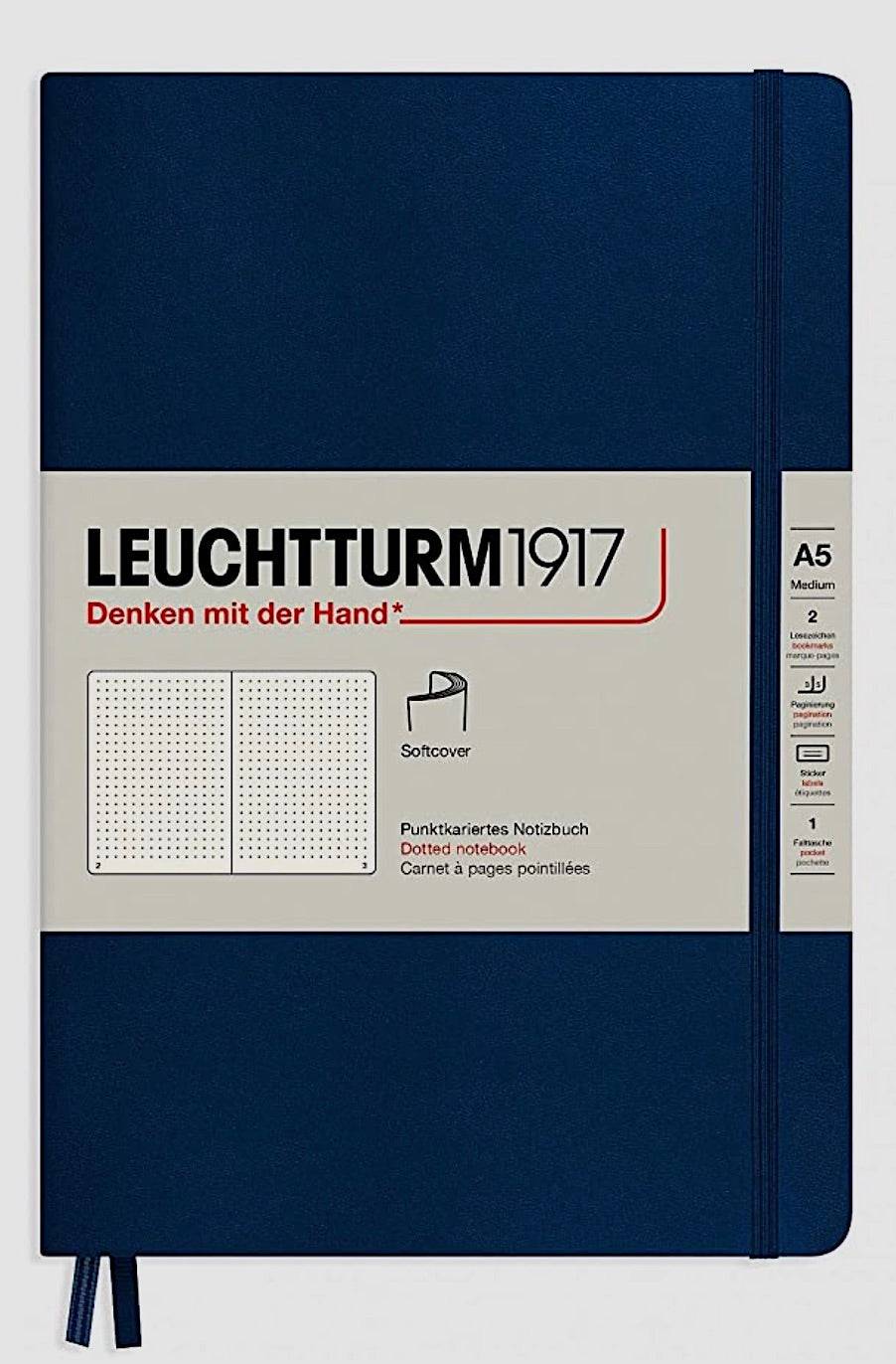 LEUCHTTURM1917 Softcover Dotted Notebook A5 | Blesket Canada