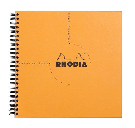 Rhodia Wirebound Reverse Book - Squared/graph – Blesket Canada