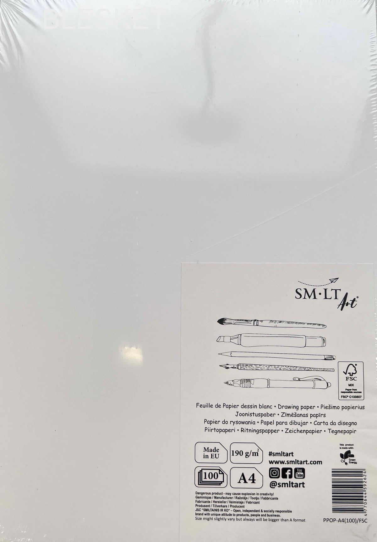 SM-LT Painting Paper 100 Sheets A4 | Blesket Canada