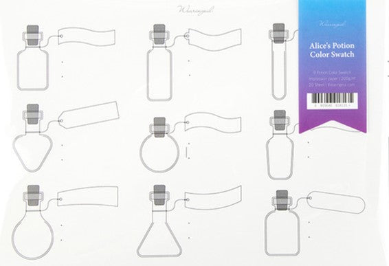 Wearingeul Impression - Alice's Potion Color Swatch - Paper A5 - 20 ...