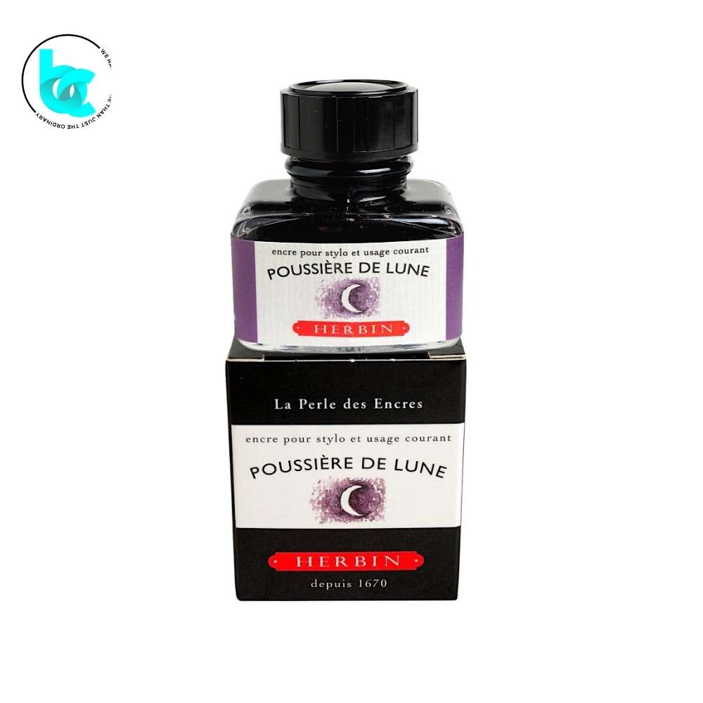 J.Herbin Fountain Pen 30ml ink bottle - Moon Dust (Poussière de Lune ...