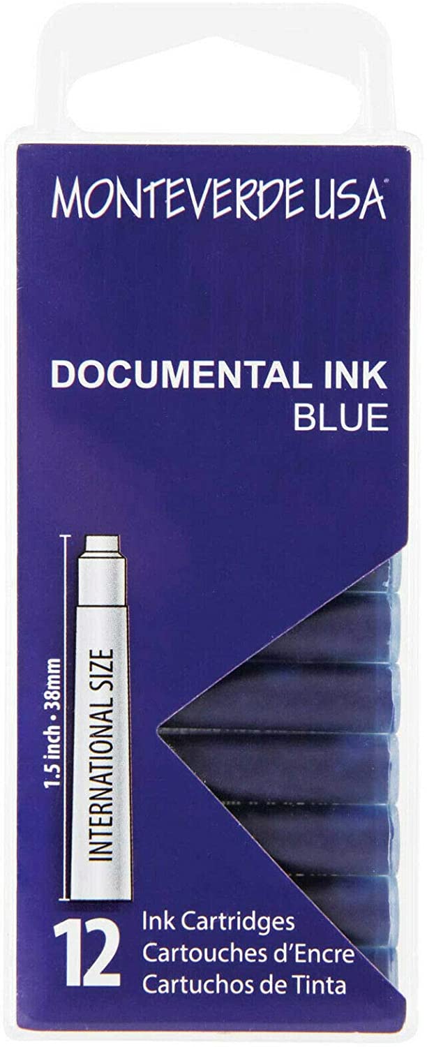 Monteverde Cartridges Documental Ink 12 pack | Blesket Canada