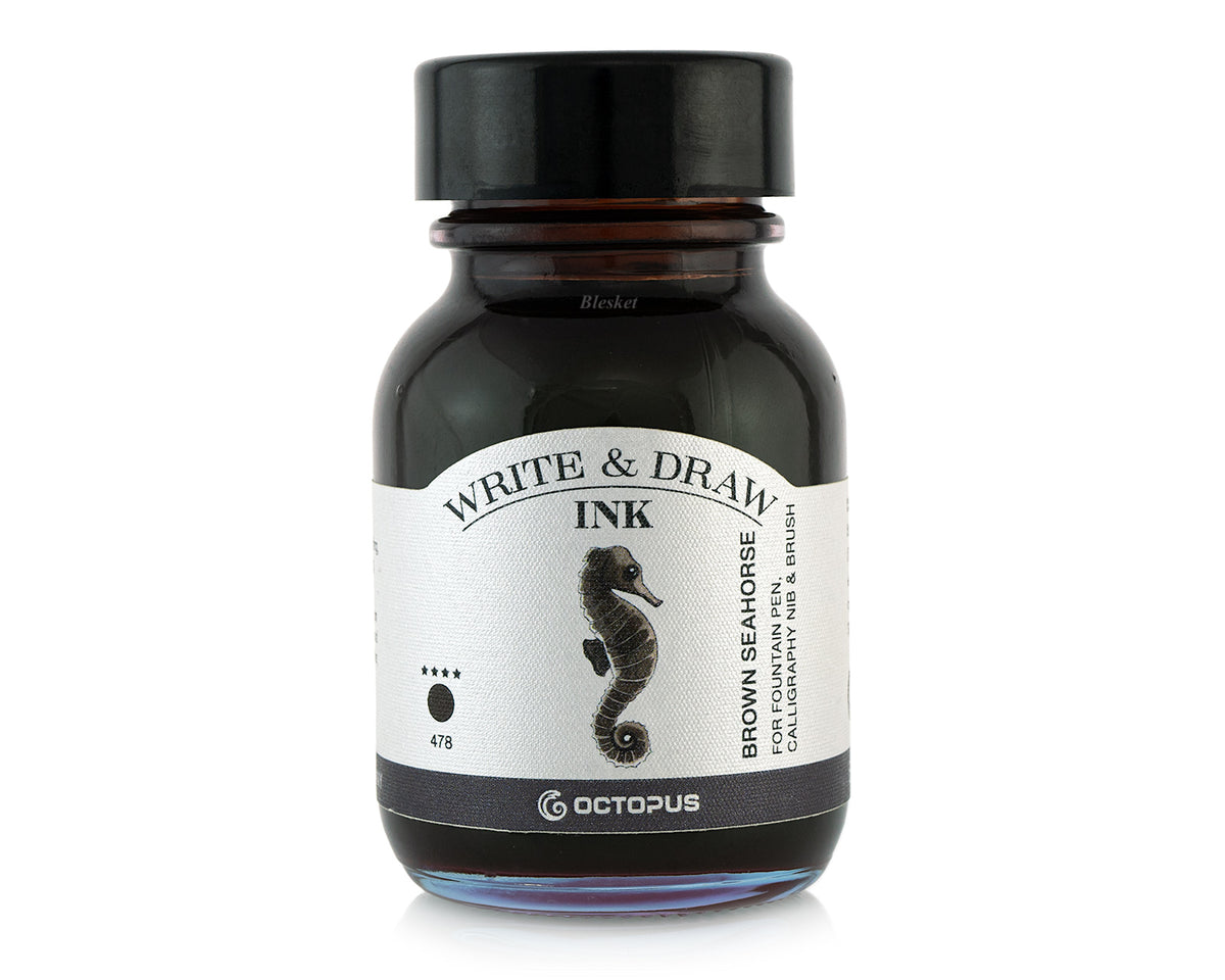 Octopus Write & Draw ink 50ml - Brown SeaHorse | Blesket Canada