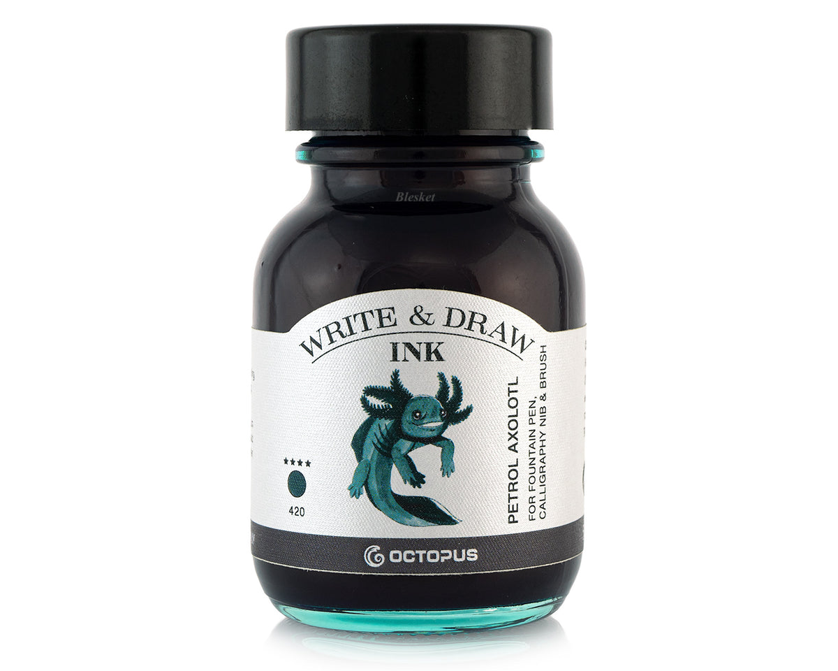 Octopus Write & Draw ink 50ml - Petrol Axolotl | Blesket Canada