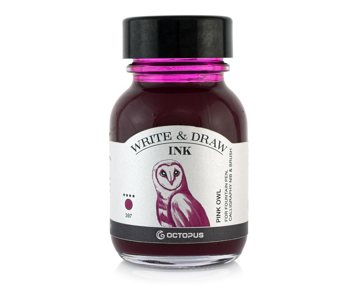 Octopus Write & Draw ink 50ml - Pink Owl | Blesket Canada