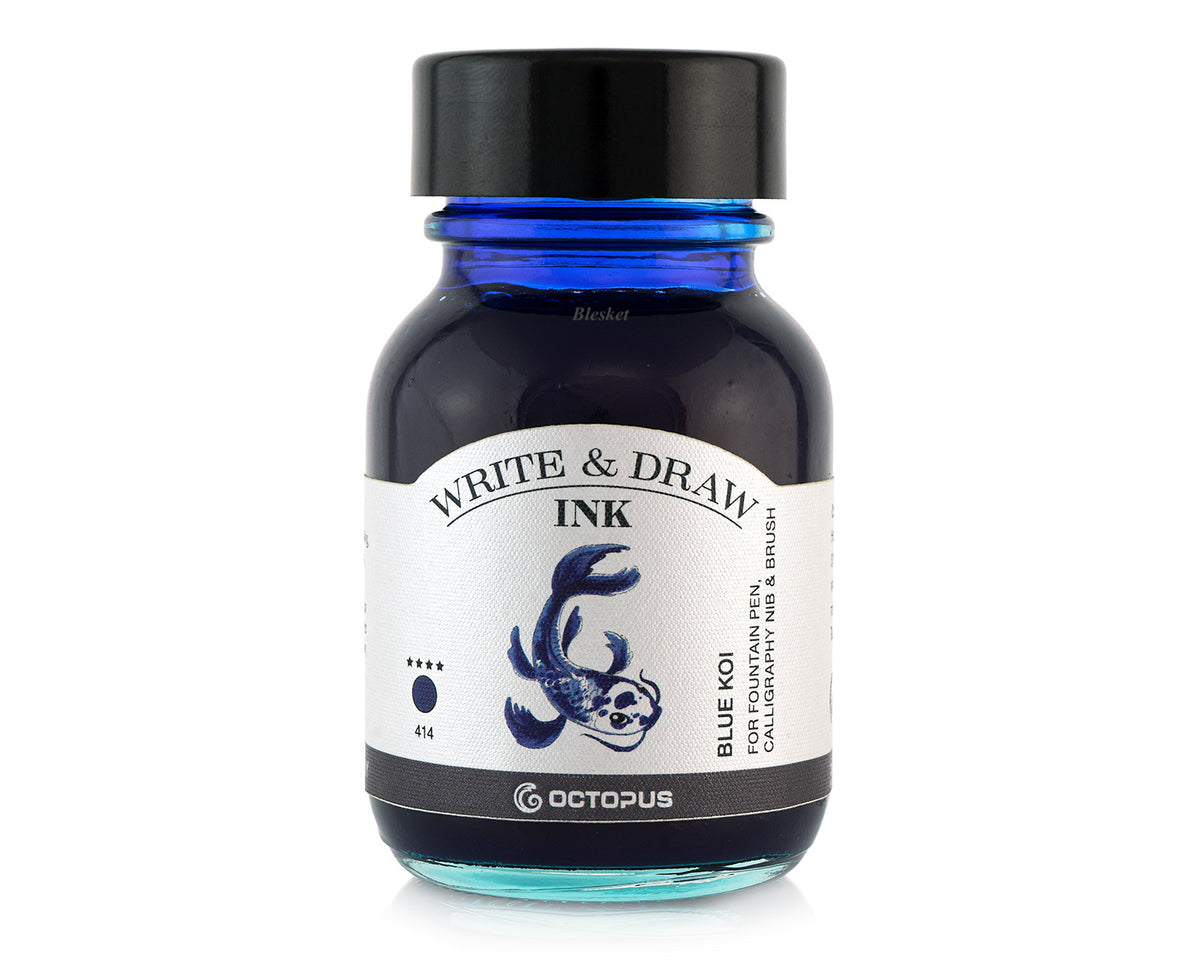 Octopus Write & Draw ink 50ml - Blue Koi – Blesket Canada