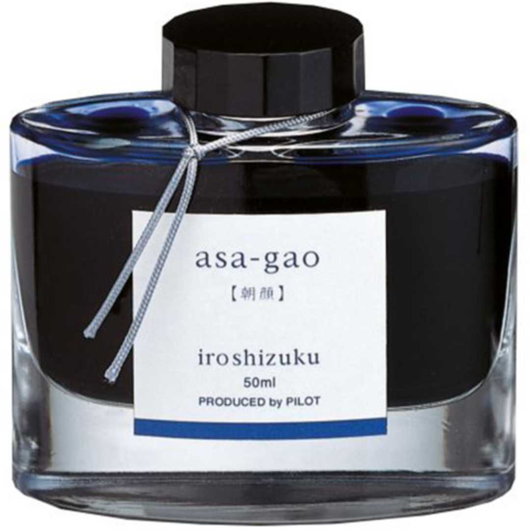 Pilot Iroshizuku Fountain Pen Ink - Dark Blue (asa-gao / Morning Glory ...
