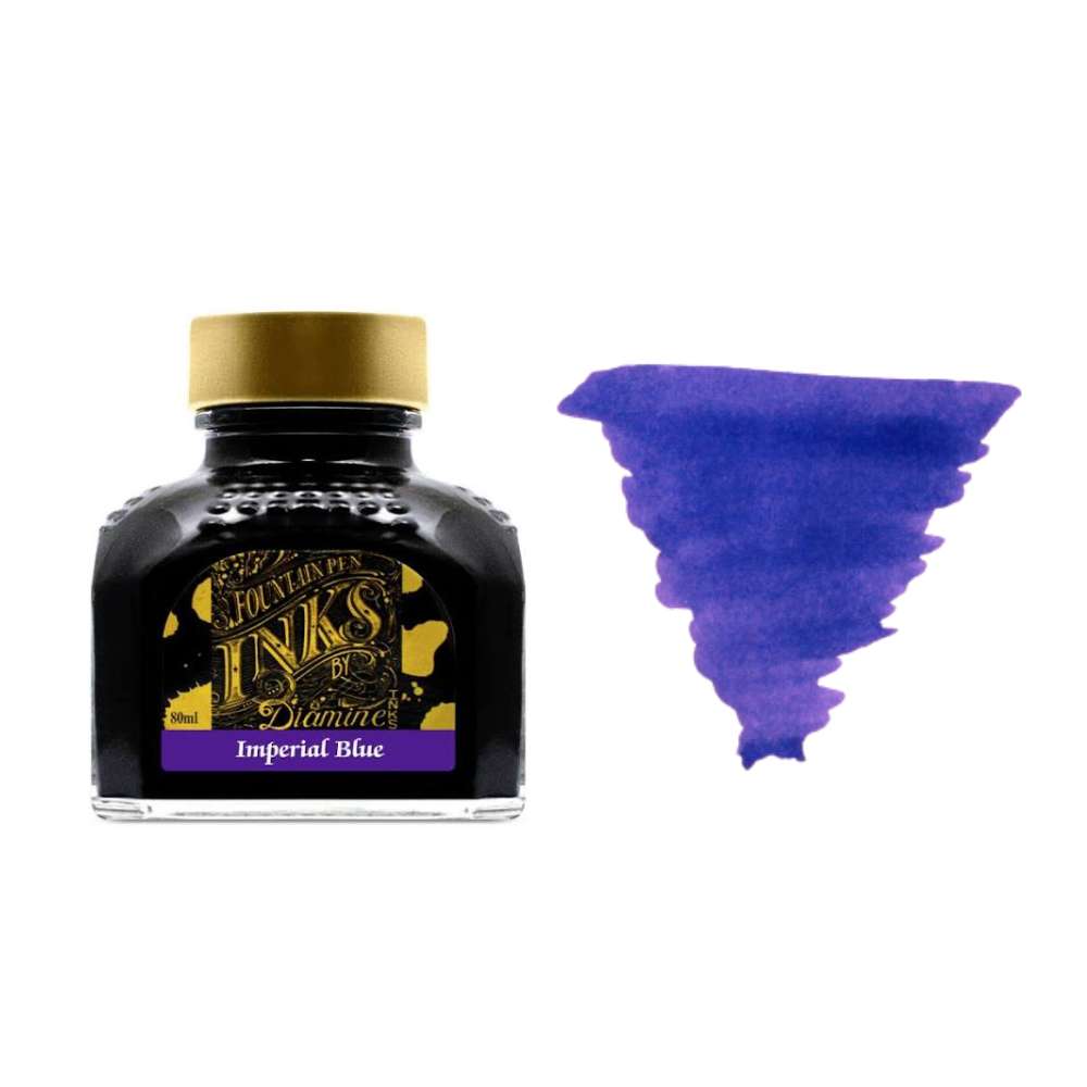 Diamine Inks 80ml Ink Bottle - Imperial Blue | Blesket Canada