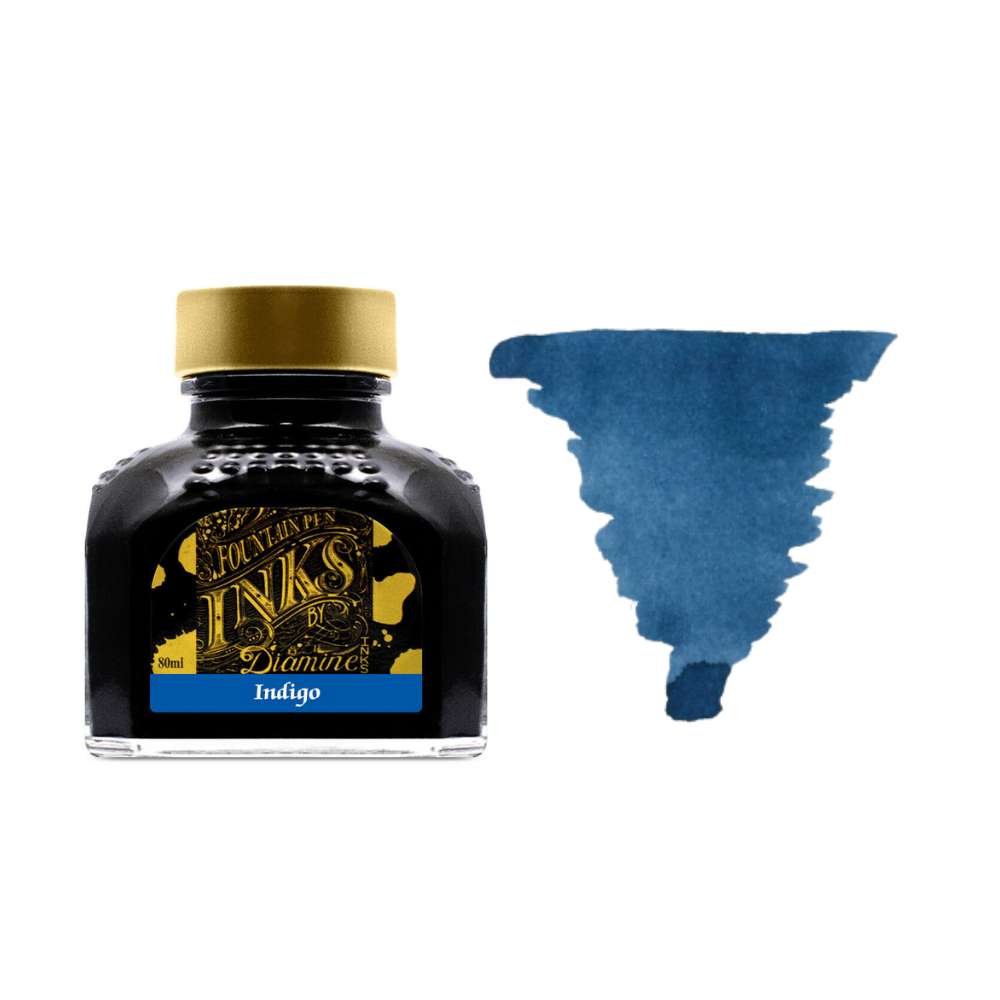 Diamine Inks 80ml Ink Bottle - Indigo | Blesket Canada