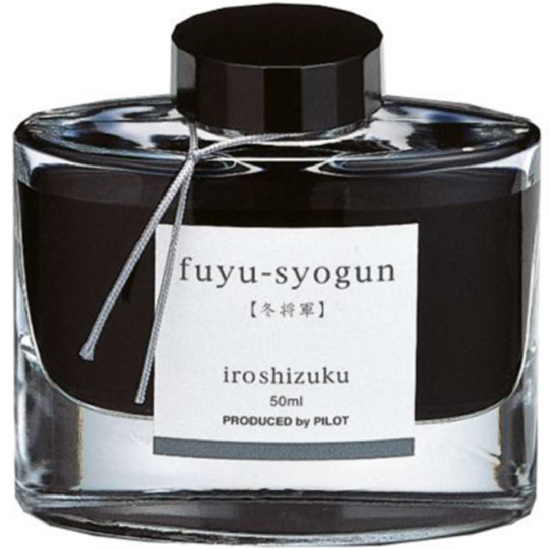 Pilot Iroshizuku Fountain Pen Ink - Cool Grey (fuyu-syogun / Old Man W ...